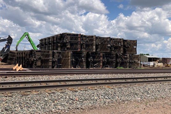 Pacific-Steel-Railcar-Recycling-01 ~ Pacific Steel and Recycling